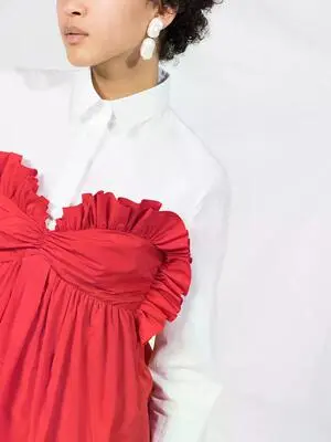 Philosophy Di Lorenzo Serafini Ruffled Sweetheart Mini Dress