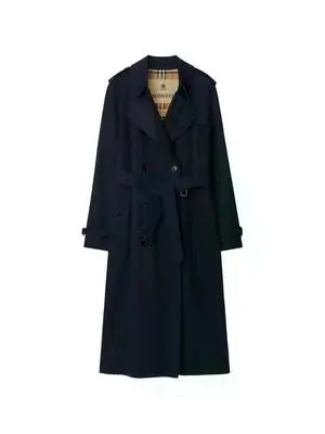 Burberry Waterloo Heritage Trench Coat - Blue