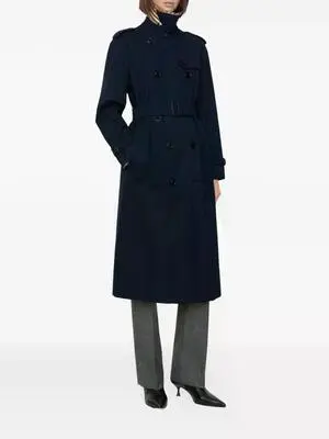 Burberry Waterloo Heritage Trench Coat - Blue