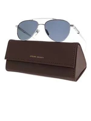 LEISURE SOCIETY Lucienne Aviator Sunglasses