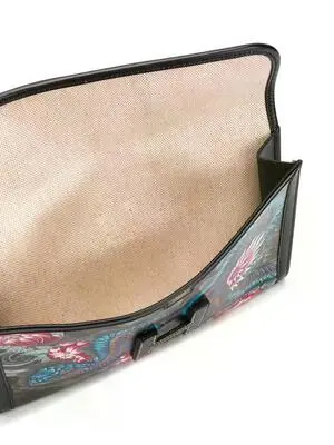 Hermès 1991 Jige Printed Clutch