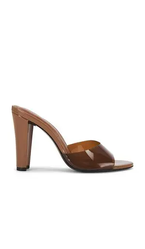 Black Suede Studio Mid Heel Mules Clogs For Women