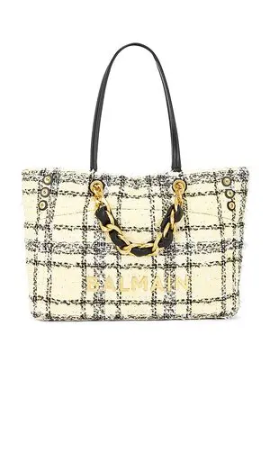 Balmain Soft Cabas Tote Bag - Yellow
