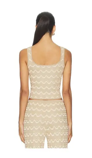 Devon Windsor X Revolve Felina Knit Top - Tan