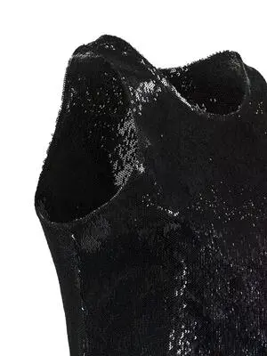 TOTEME Embellished Sequin High Neck Top