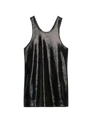 TOTEME Embellished Sequin High Neck Top