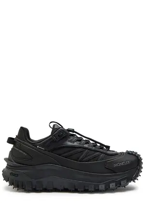 Moncler Trailgrip Gtx Panelled Mesh Sneakers - Black