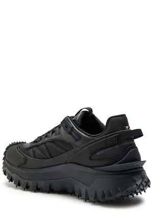 Moncler Trailgrip Gtx Panelled Mesh Sneakers - Black