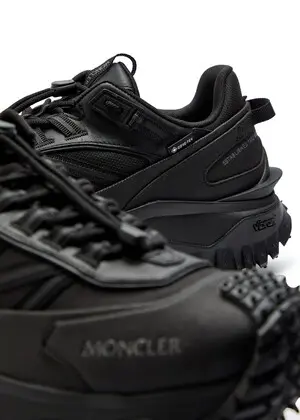 Moncler Trailgrip Gtx Panelled Mesh Sneakers - Black
