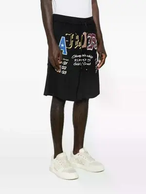 Amiri Graphic Drawstring Shorts