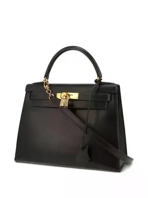 Hermès 1994 28 Kelly Handbag - Black