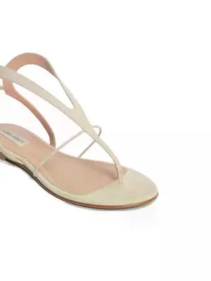 Alberta Ferretti Thong Strap Flat Sandals