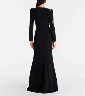 Jenny Packham Slipper Orchid Embellished Gown