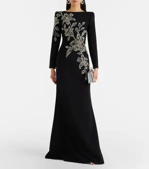 Jenny Packham Slipper Orchid Embellished Gown