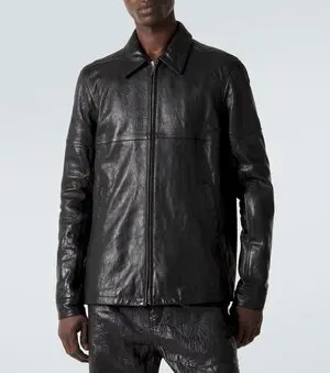 Rick Owens Brad Leather Jacket
