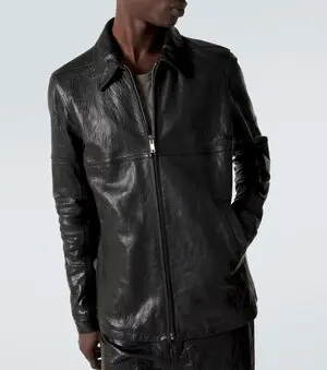 Rick Owens Brad Leather Jacket