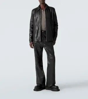 Rick Owens Brad Leather Jacket