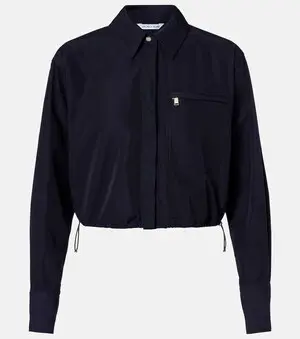 Veronica Beard Wilfred Technical Taffeta Shirt