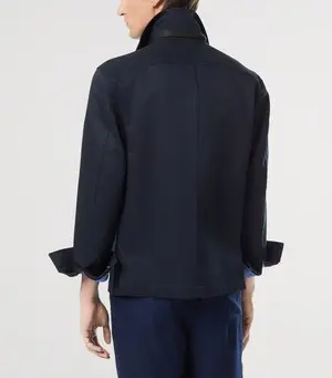 TOM FORD Leather-trim Overshirt