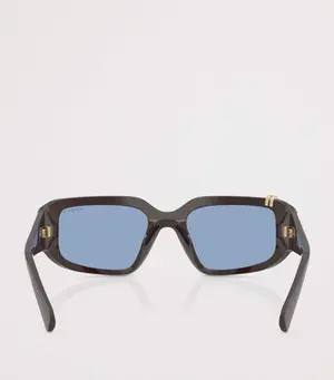 VOGUE Embellished Irregular Sunglasses - Brown