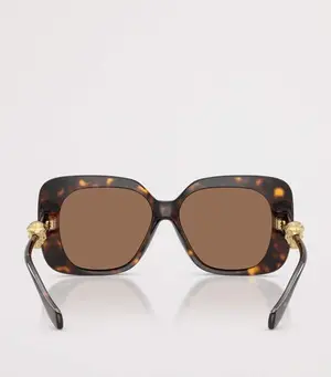 Versace Ve4499u Square Frame Sunglasses - Brown