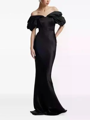 FRAMBOISE Kamari Strapless Maxi Dress - Black