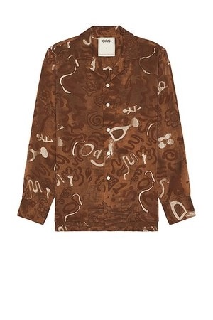 Oas Memento Brillo Shirt - Brown