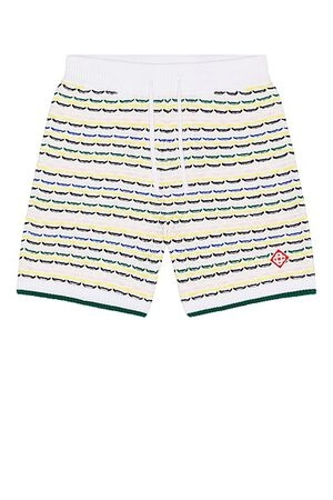 Casablanca Tuck Stitch Shorts - Multi