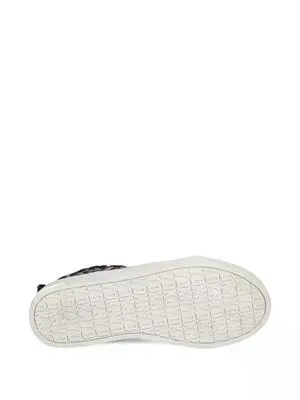 Dkny Leopard-print High Top Sneakers - Brown