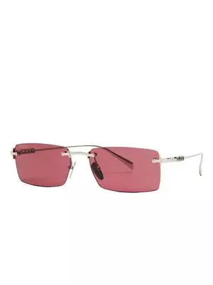 Gucci Rectangle-frame Sunglasses - Silver
