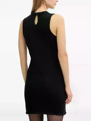 TWINSET Button-detail Trim Mini Dress