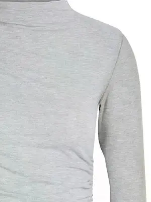 Rails Draped-Effect Roll-Neck T-Shirt Grey