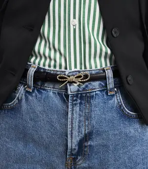 Claudie Pierlot Leather Knot Belt