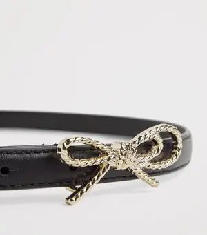 Claudie Pierlot Leather Knot Belt