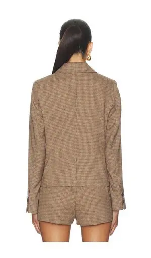 FRAME Plaid Riding Blazer