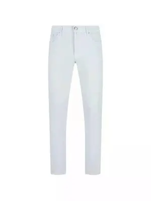 Jacob Cohen Light Buttoned Trousers - Blue
