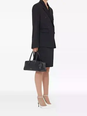 Loulou De Saison Double-breasted Peak-lapel Blazer - Black