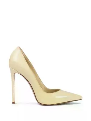 LE SILLA Eva Patent Leather Pointed Toe Pumps - Neutrals