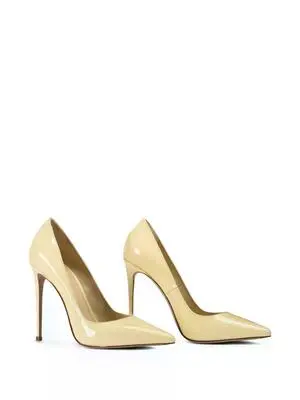 LE SILLA Eva Patent Leather Pointed Toe Pumps - Neutrals