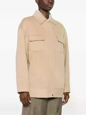 Max Mara Beige Wool Blend Jacket
