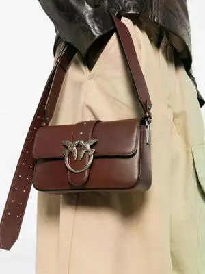 Pinko Soft Leather Shoulder Bag