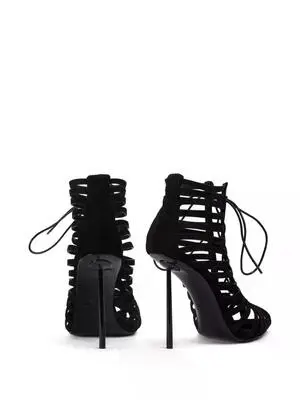 LE SILLA Cage Lace-up Ankle Boots