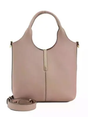 TOD'S Leather Tote Bag - Neutrals