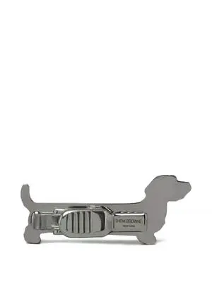 Thom Browne Crystal Embellished Dog Tie Clip