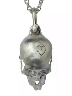 PARTS OF FOUR Sterling Monkey Skull Pendant Necklace - Silver