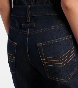 JEAN PAUL GAULTIER Cutout Straight Leg Jeans