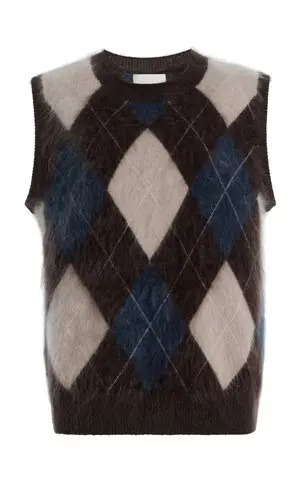 LISA YANG Yasmin Brushed Cashmere Vest - Multi