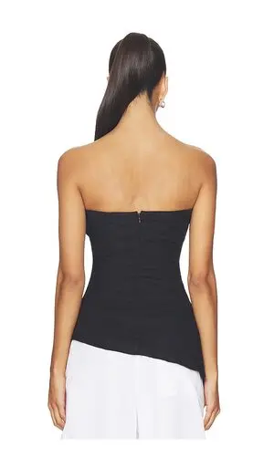 SNDYS. Nyomi Asymmetrical Strapless Top
