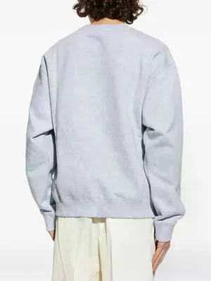 JIL SANDER Logo Crew-neck Sweatshirt - Grey