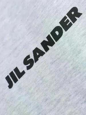 JIL SANDER Logo Crew-neck Sweatshirt - Grey